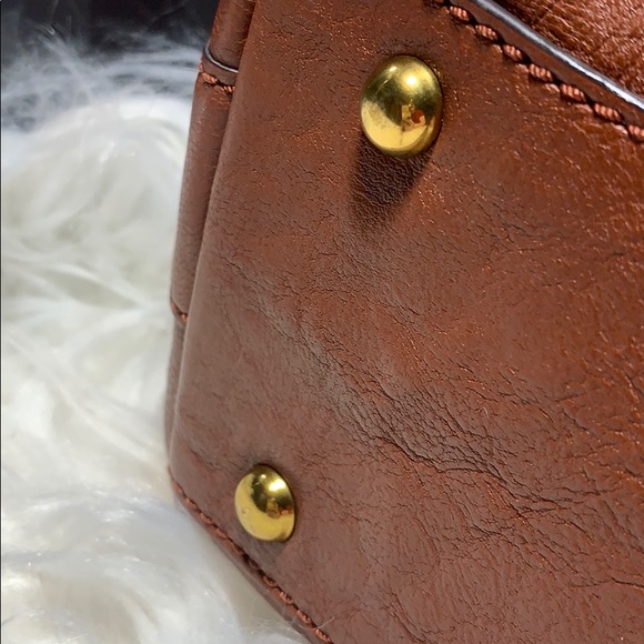 Frye | Bags | Frye Purse Leather Ring Tote Bag Cognac Euc | Poshmark